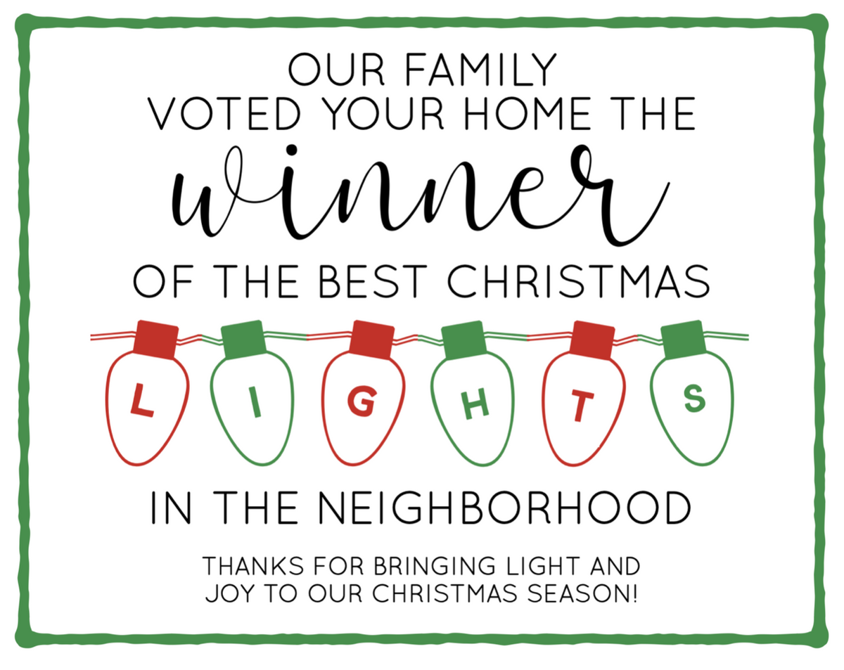 Best Christmas Lights Award – Kids Holiday Box
